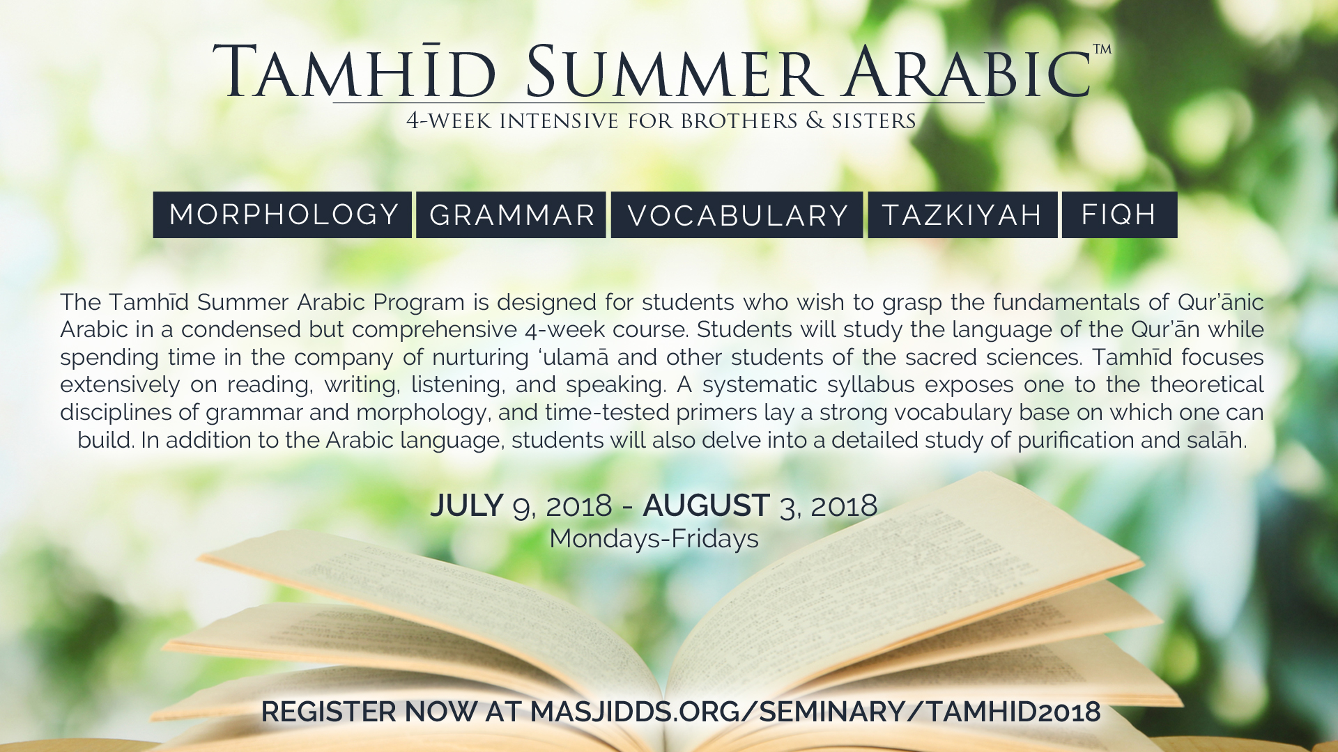 Tamhid Sign2018 – Masjid DarusSalam