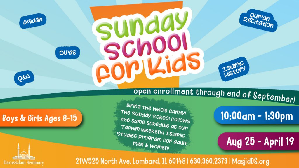 sundayschool_signage – Masjid DarusSalam