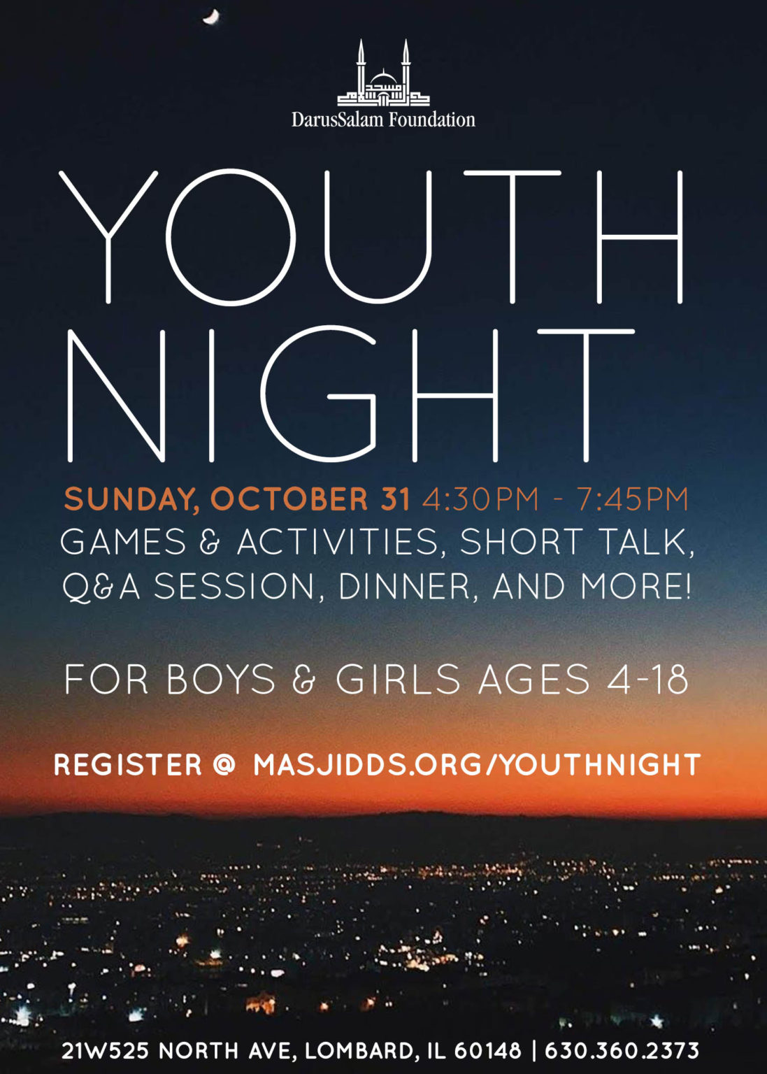 Youth Night – Masjid DarusSalam