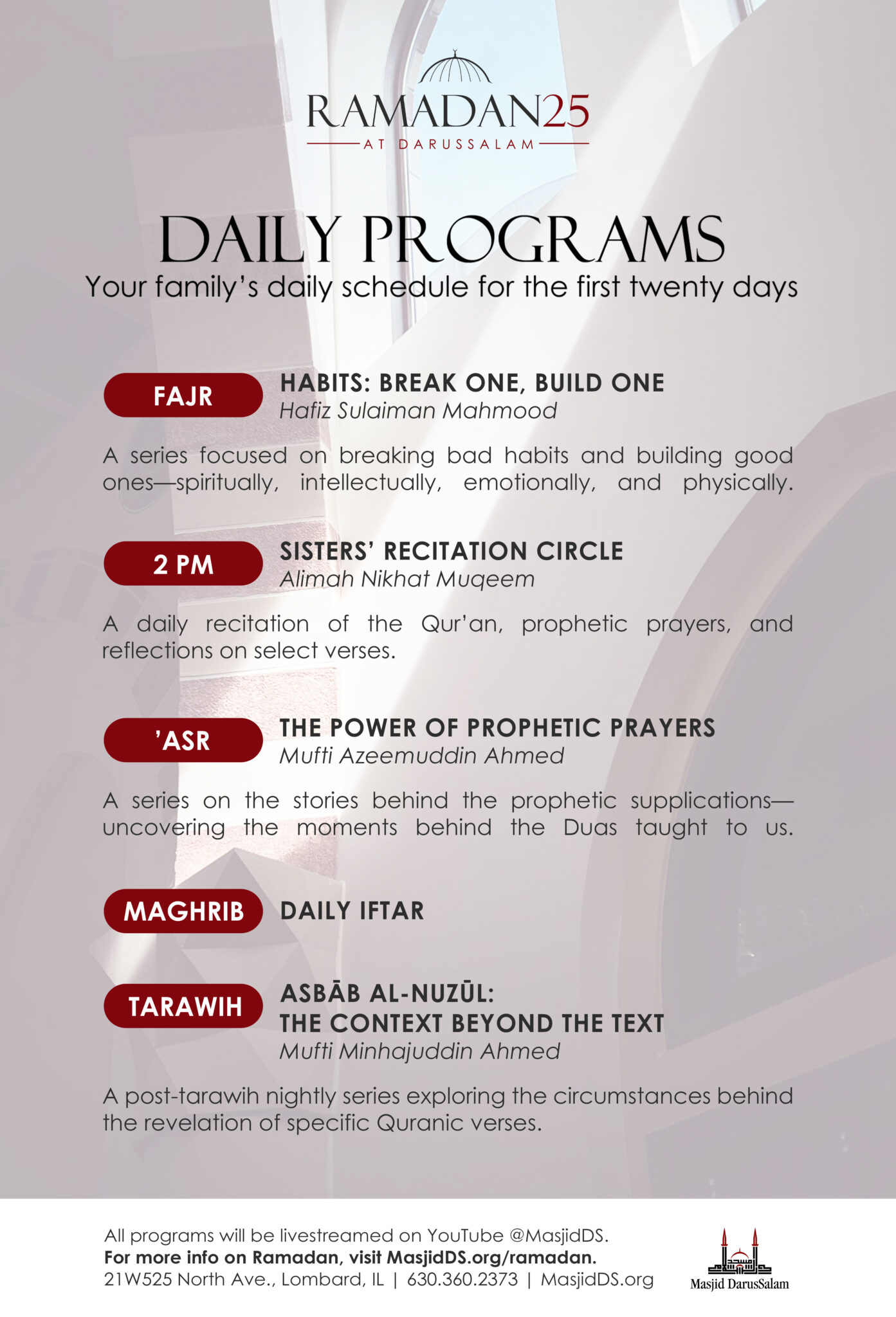 Ramadan 2025 | The Power of Prophetic Prayers | Mufti Azeemuddin Ahmed ...